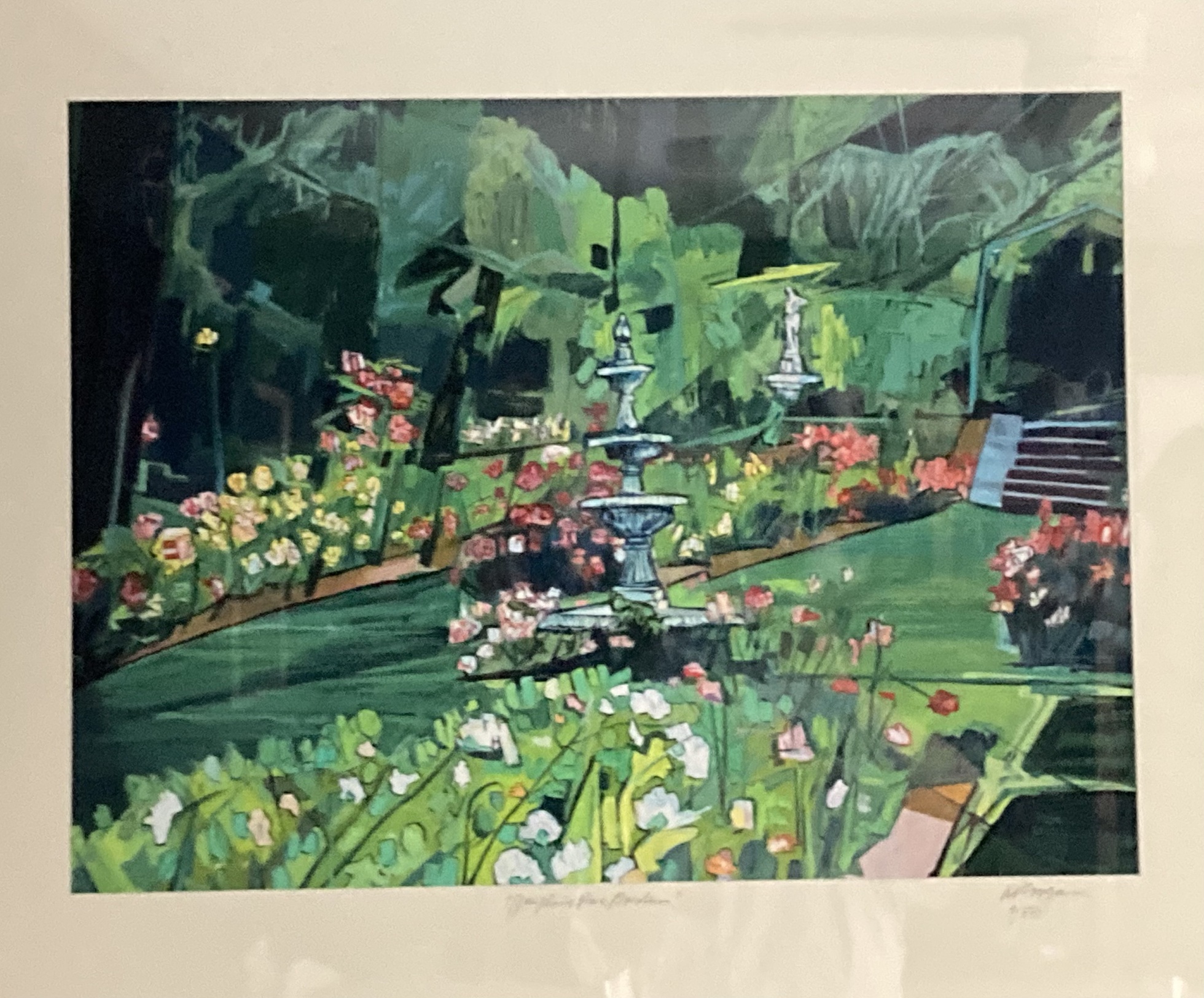 Rose Garden Print by Kevin Coogan - Friends of Wilmington Parks
